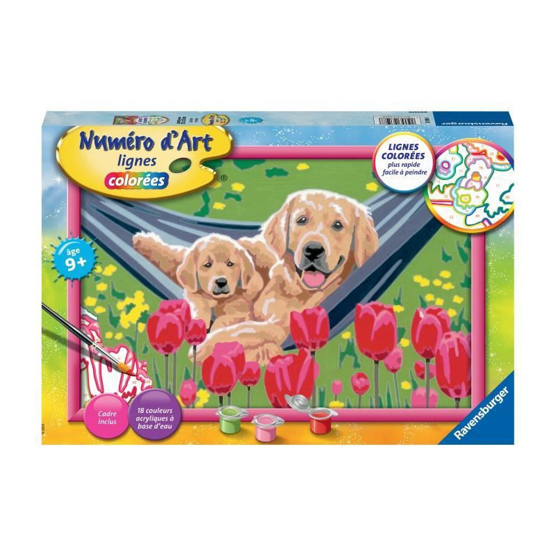 Numéro d'Art grand format - Labrador et tulipes -4005556235988 ... Numéro d'Art grand format - Labrador et tulipes -4005556235988 ...