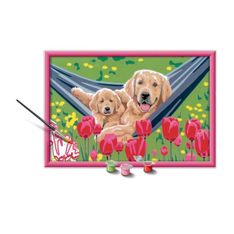 Numéro d'Art grand format - Labrador et tulipes -4005556235988 ... Numéro d'Art grand format - Labrador et tulipes -4005556235988 ...