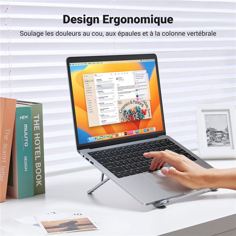 UGREEN Support Ordinateur Portable Aluminium Ventilé 8 à 17, | Isleden