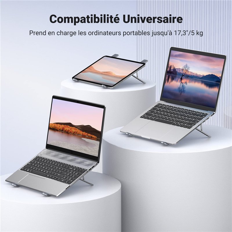 UGREEN Support Ordinateur Portable Aluminium Ventilé 8 à 17, | Isleden