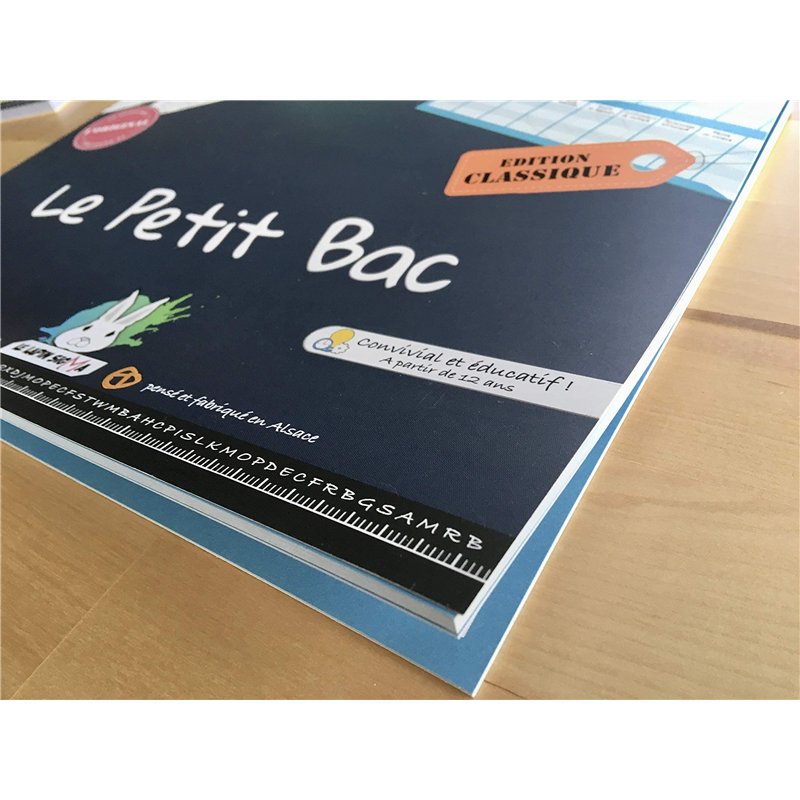 Jeu du Petit BAC - Edition Classique - Bloc prêt à Jouer de | Isleden