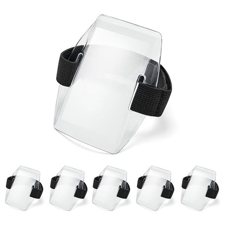 YEHEI Porte-Badge de Bras - 6 Pièces Porte-Carte D'Identité | Isleden