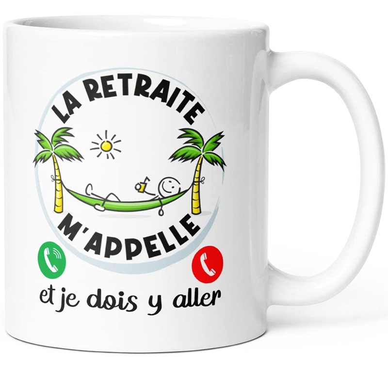 Luigi Collection Mug Humour Retraite Tasse Message Drôle Col | Isleden