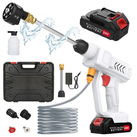Nettoyeur Haute Pression avec Buse 6 en 1, 260 PSI Nettoyeur | Isleden