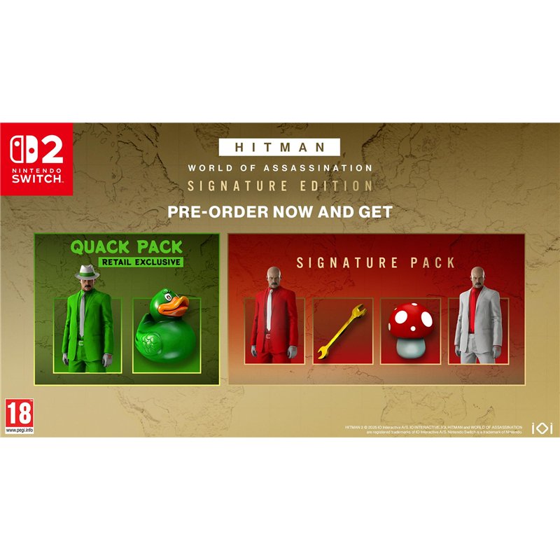 Hitman World of Assassination Signature Edition (Nintendo Sw | Isleden