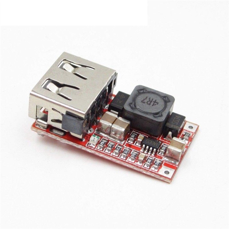 TECNOIOT 5pcs 6-24V 24V 12V to 5V USB Step Down Module DC-DC | Isleden