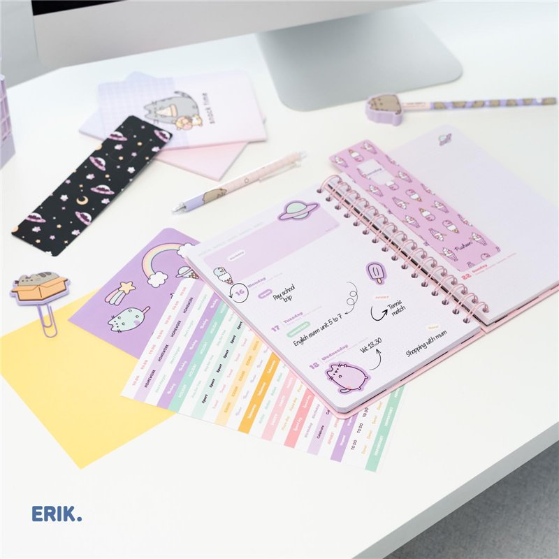 Grupo Erik - Agenda Scolaire Semainier 2025 2026 Pusheen | F | Isleden