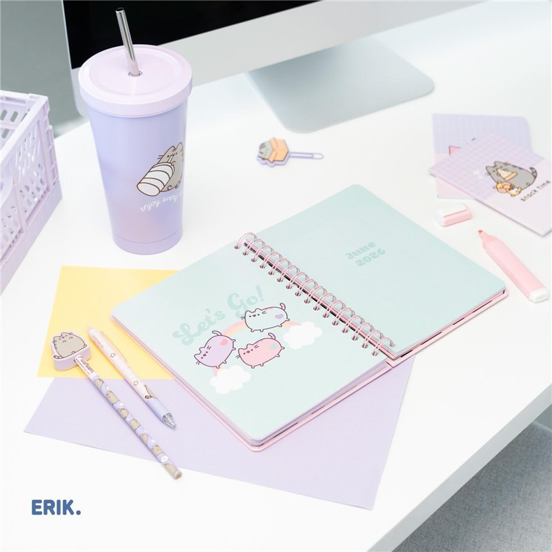 Grupo Erik - Agenda Scolaire Semainier 2025 2026 Pusheen | F | Isleden