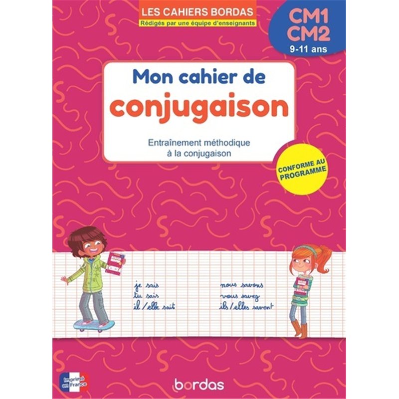 Les cahiers Bordas - Mon cahier de conjugaison CM1-CM2 -Isleden