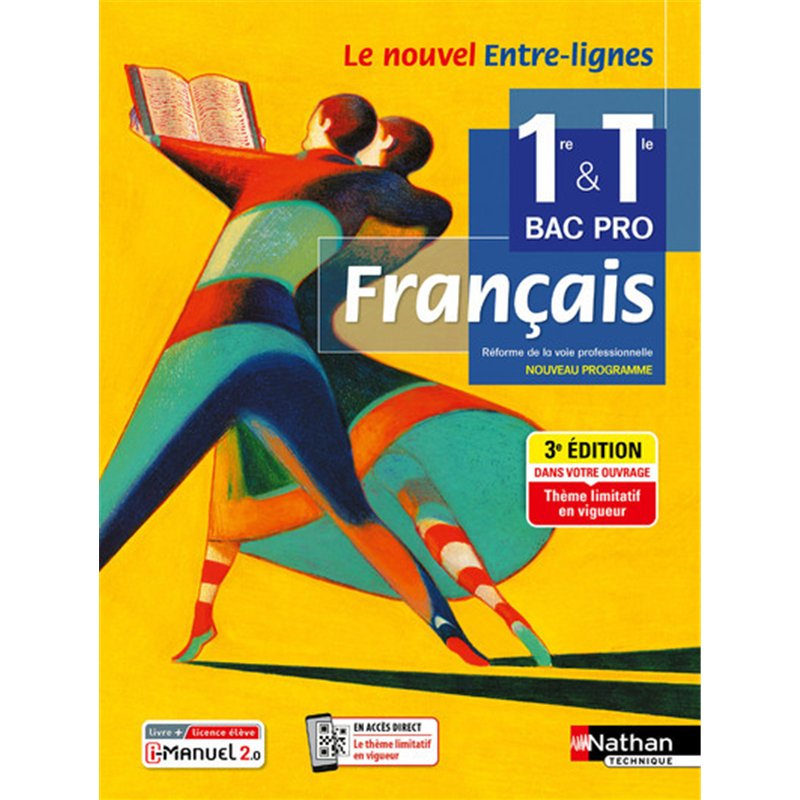 Entre-lignes - Français 1re/Tle - 2024 - Manuel - élève - + iManuel...