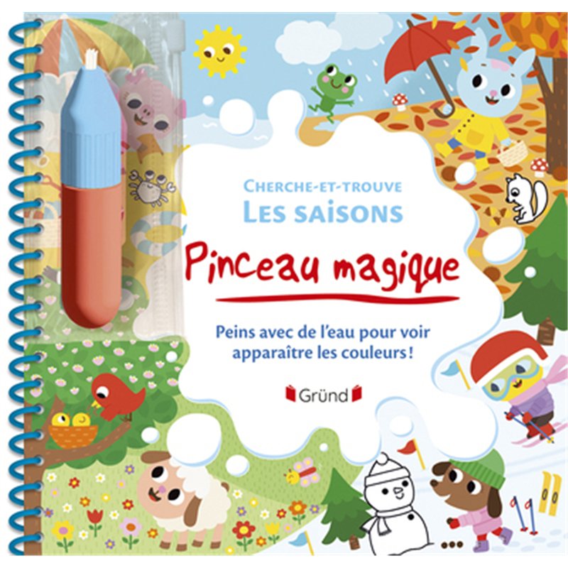 Pinceau magique - Cherche-et-trouve - Les saisons -Isleden