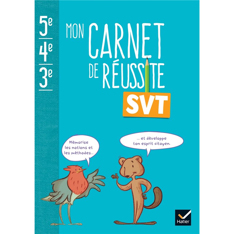 Mon carnet de réussite SVT 5e 4e 3e - Ed 2024 - Carnet élève