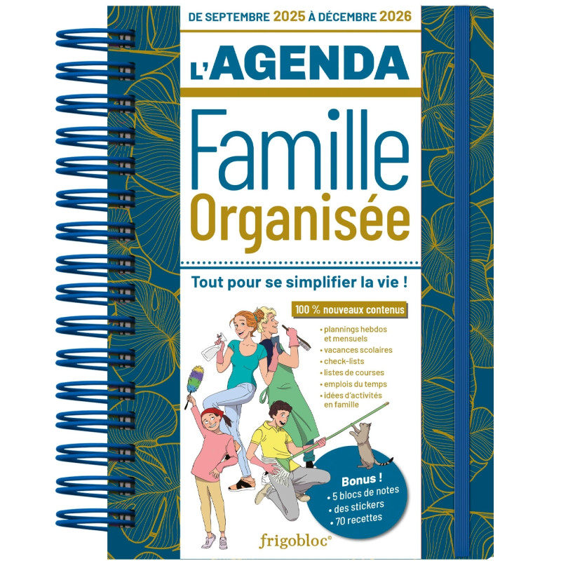 L'agenda 2026 de la famille organisée ! (de sept. 2025 à déc. 2026)...