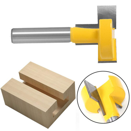 Gasea 8mm T-Track Routeur à Rainure en T Forme Routeur Bits | Isleden