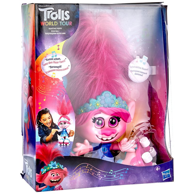 Hasbro DreamWorks Trolls World Tour Poppy Poupée Interactive | Isleden