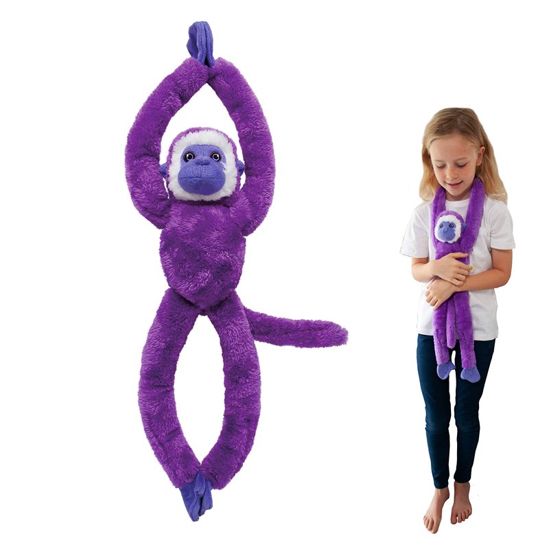Deluxebase EcoBuddiez Tree Huggers - Singe-Écureuil Violet d | Isleden