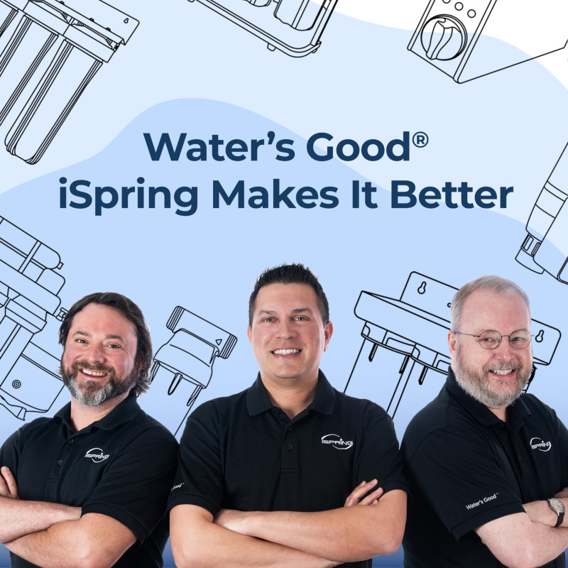 iSpring RCC7P-AK Système d'osmose Inverse 6 Étapes sous Évier avec Pompe, Filtre à Eau Alcalin ...