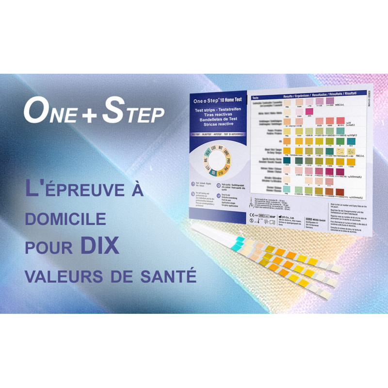 15 x One+Step Test de Bandelettes de santé - multi 10 paramè | Isleden
