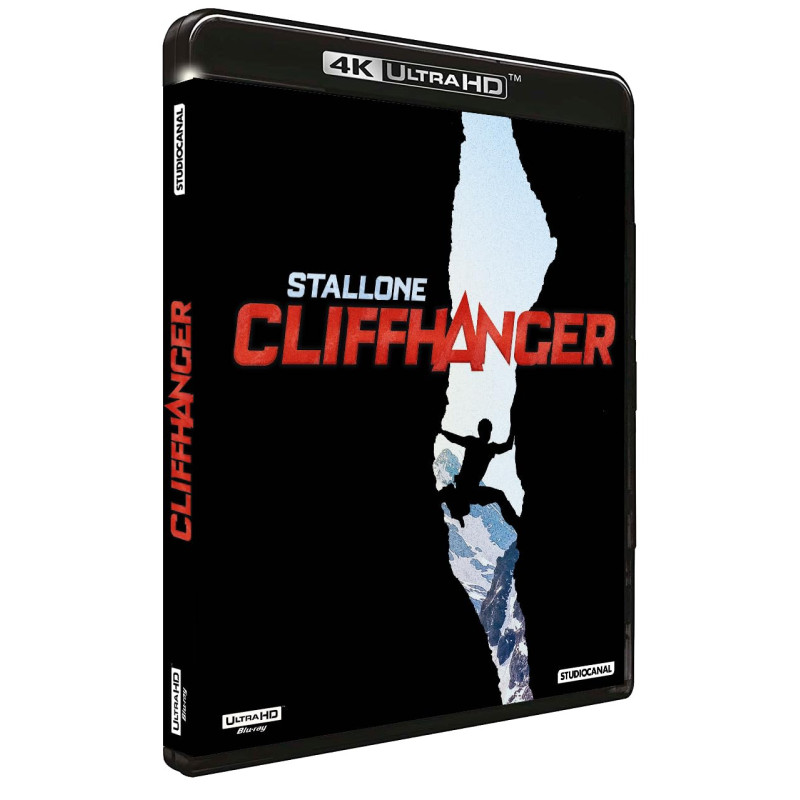 Cliffhanger UHD 4K Blu-ray avec Sylvester Stallone - Studiocanal